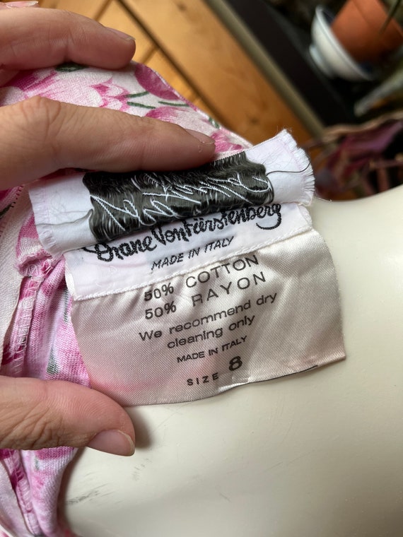 Vintage 70s Iconic Diane von Furstenburg Tulip Print … - Gem