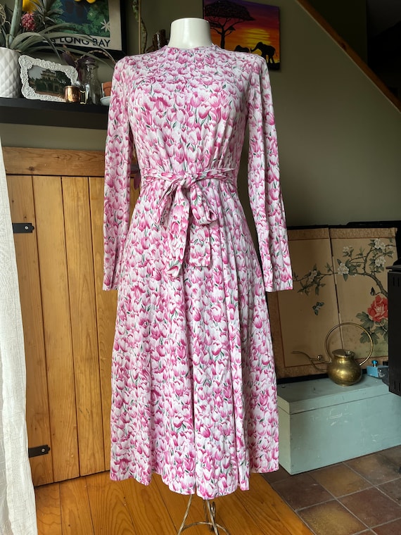 Vintage 70s Iconic Diane von Furstenburg Tulip Print … - Gem