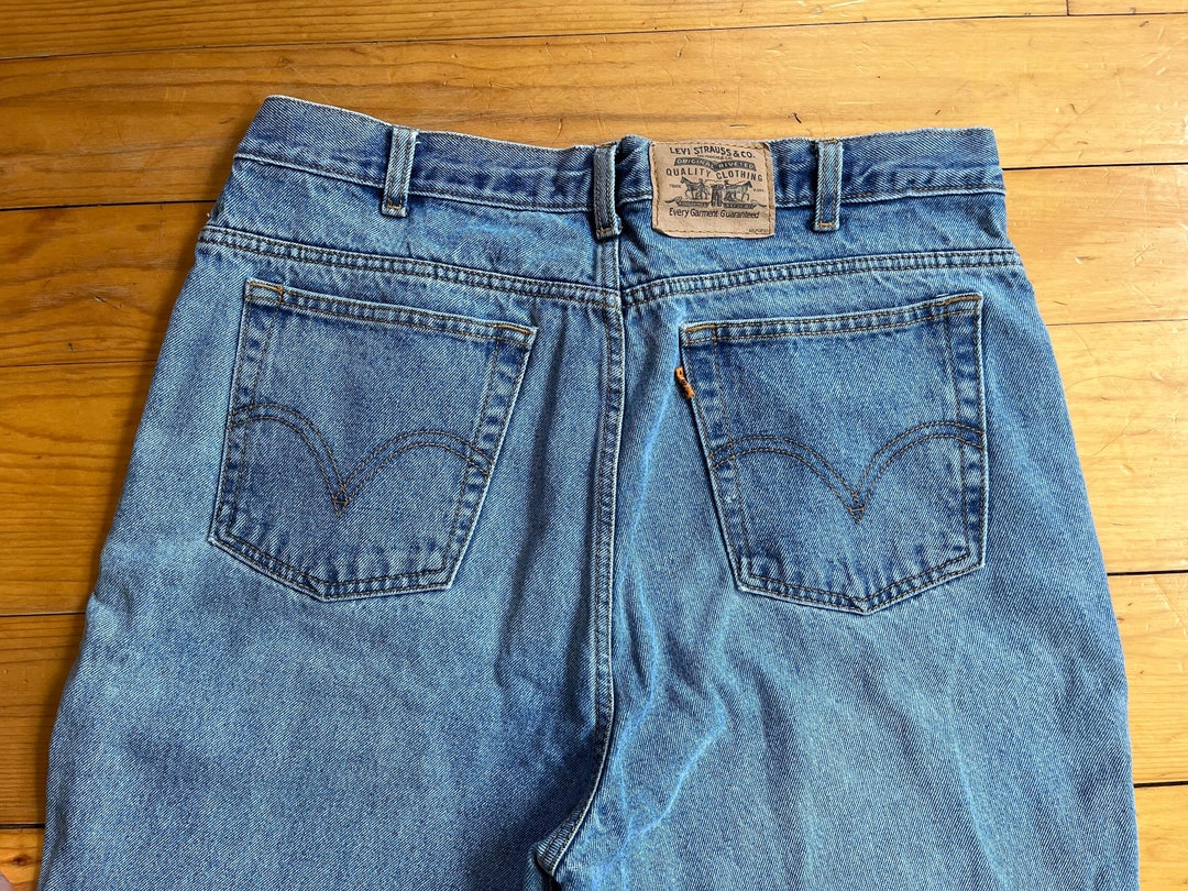 Vintage 00s Y2K Orange Tab Light Wash Levis / Retro Early 2000s (2004 ...