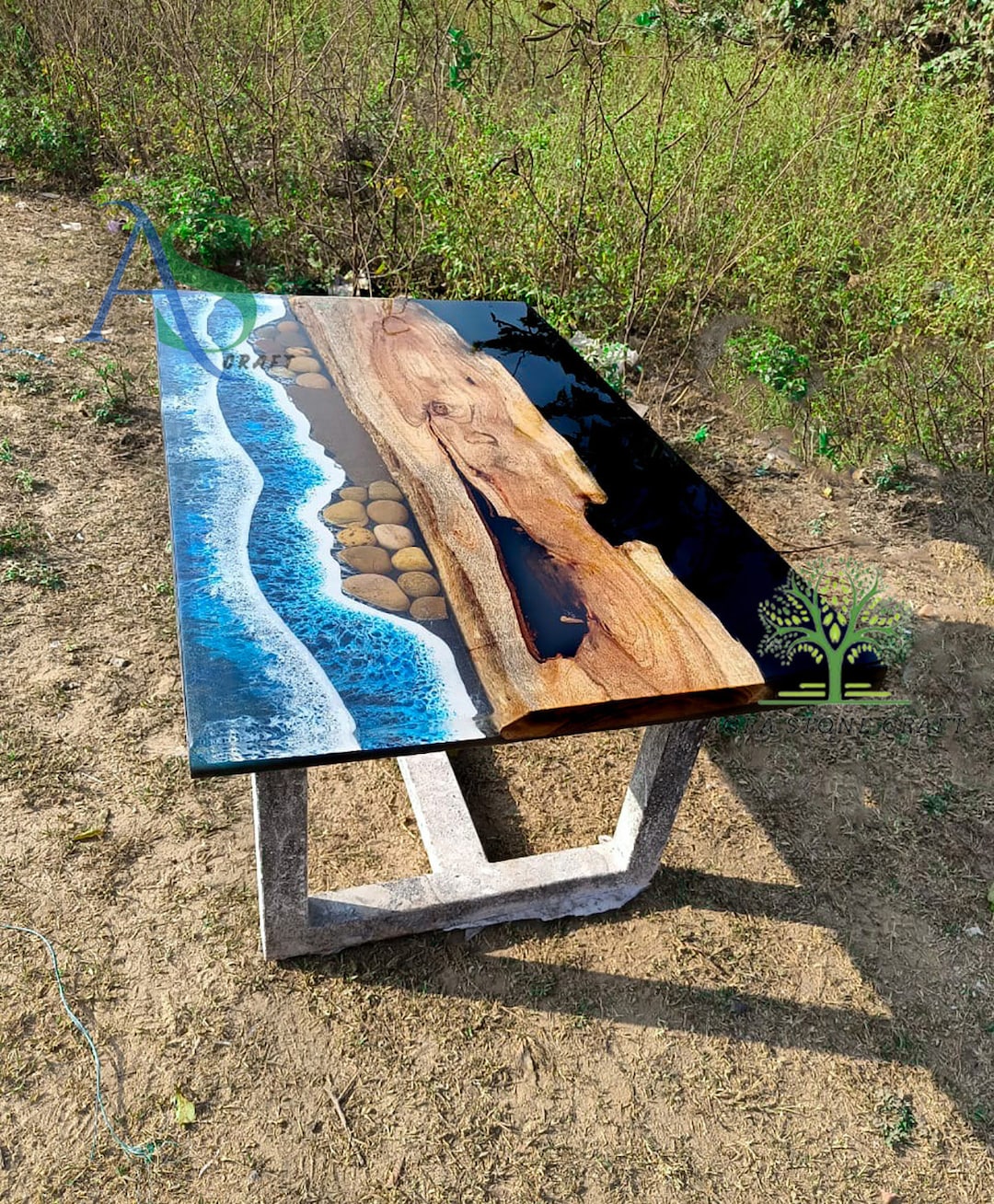 Made to Order Ocean Epoxy Dining Table Epoxy Coffee Table - Etsy