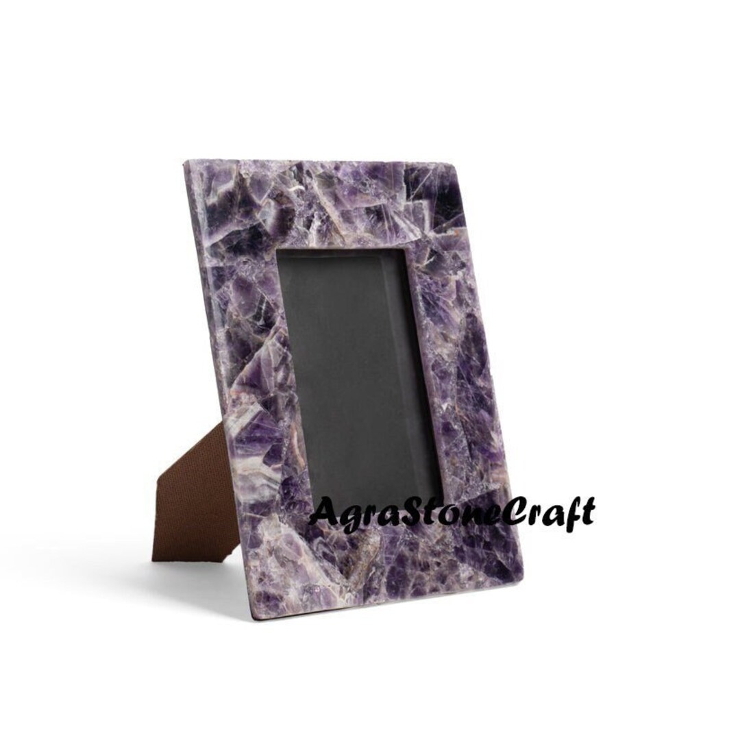 Amethyst Stone Photo Frame Gallery Frame Wall Decor - Etsy