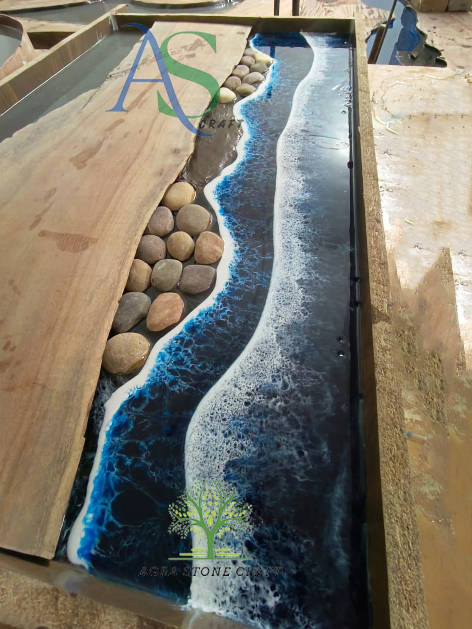Made to Order Ocean Epoxy Dining Table Epoxy Coffee Table - Etsy