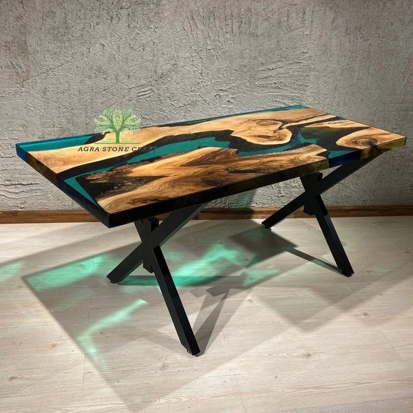 Wood Resin Table Top - Etsy