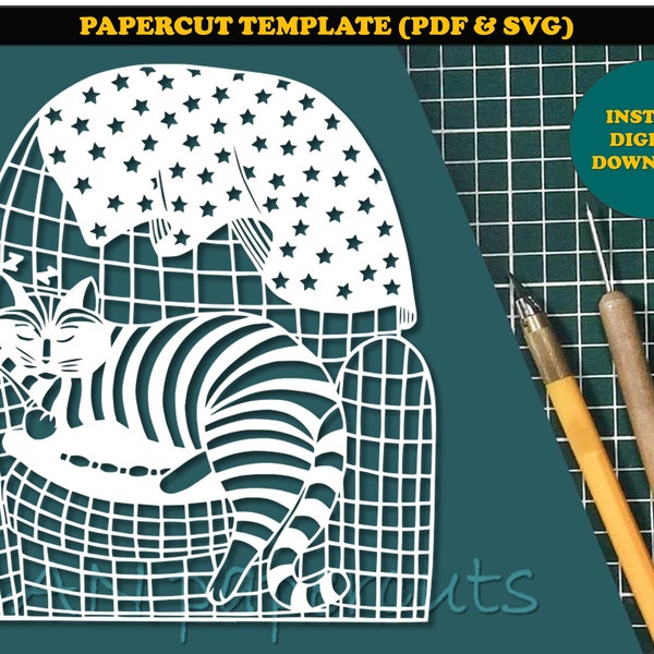 Papercut Pattern - Etsy