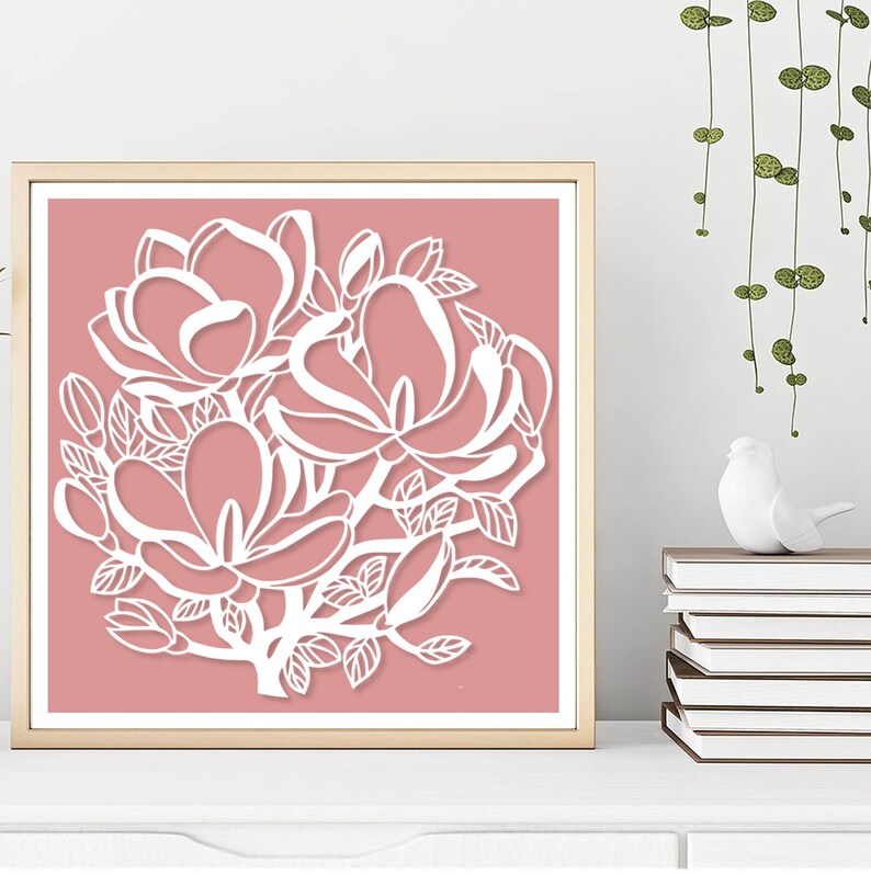 Pansy - Papercut Template - Handcut / Pdf File / Papercutting / DIY ...