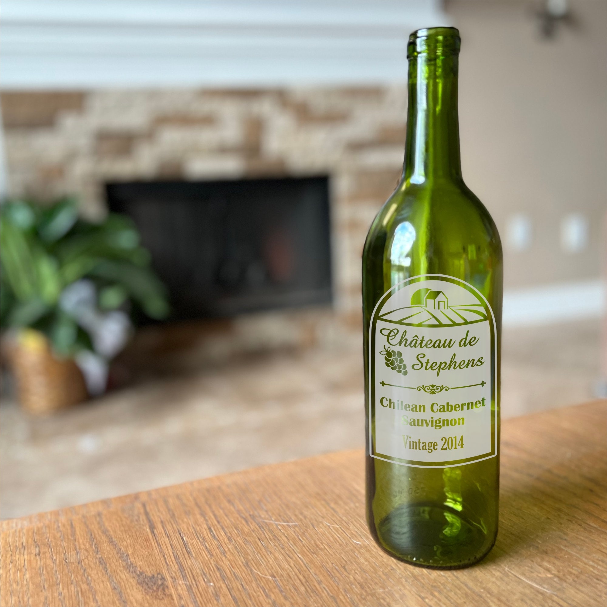 Custom Engraved Wine Bottle Personalized Engraved Wine Bottle ...