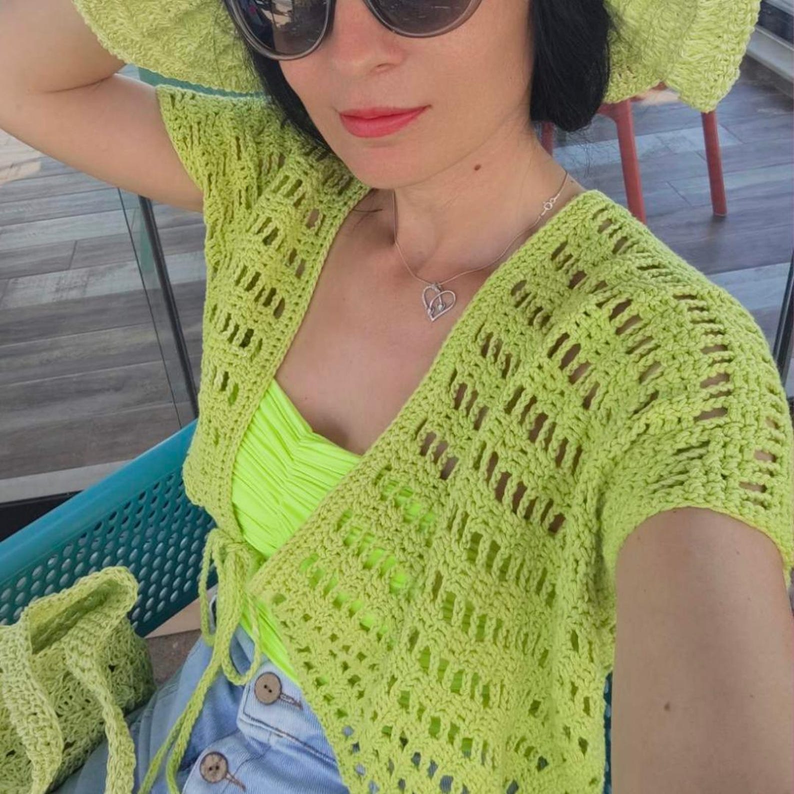 Crochet Pattern - Summer Lace Cover up With Ties in PDF - Etsy