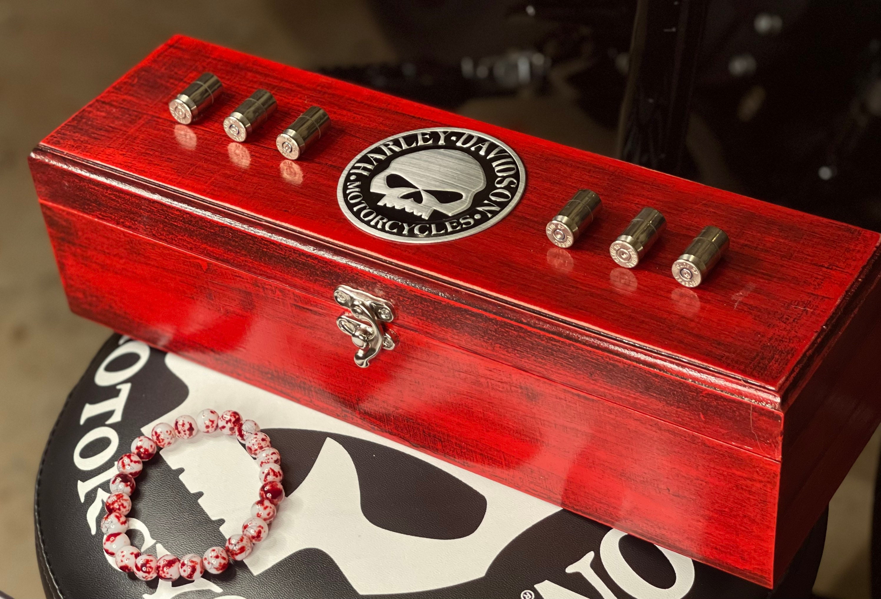 Harley Davidson Keepsake Box - Etsy