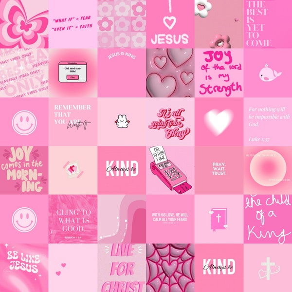 God Pink Wallpaper - Etsy