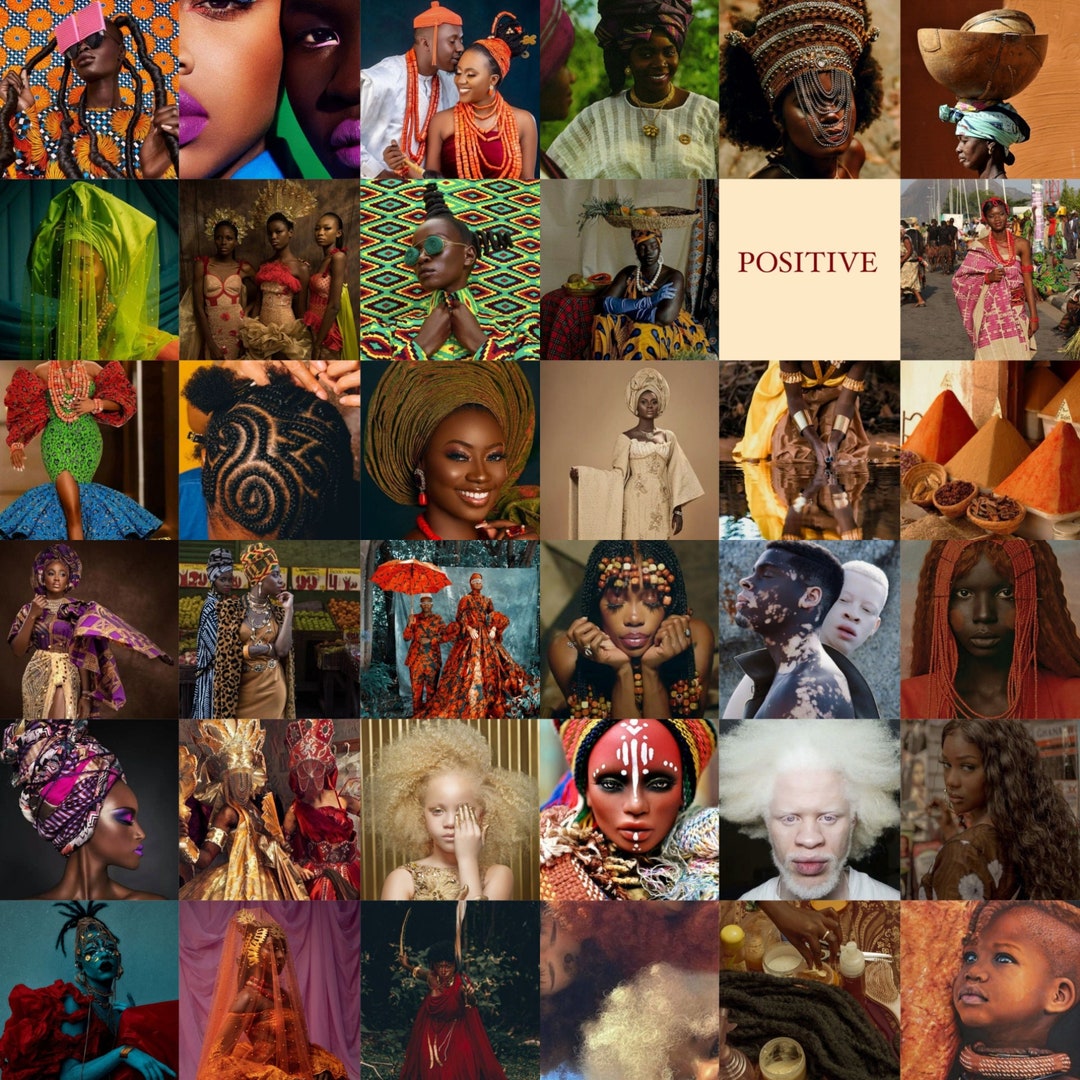60 Digital African Culture Celebration Wall Collage Kit - Etsy