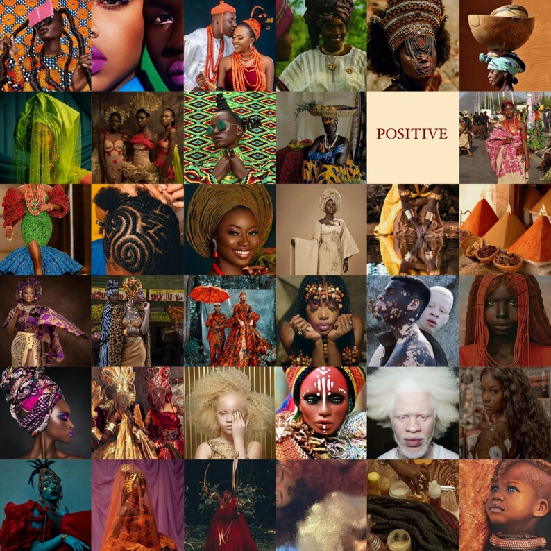 60 Digital African Culture Celebration Wall Collage Kit - Etsy