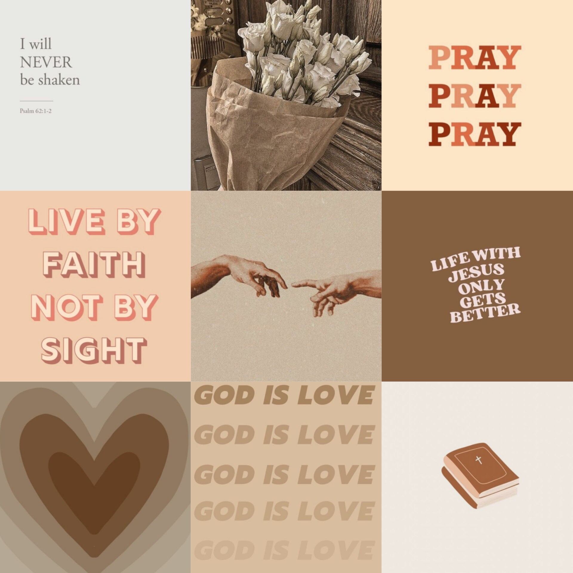 30 60 physical Christian Aesthetic Collage Kit Christian Collage Kit ...
