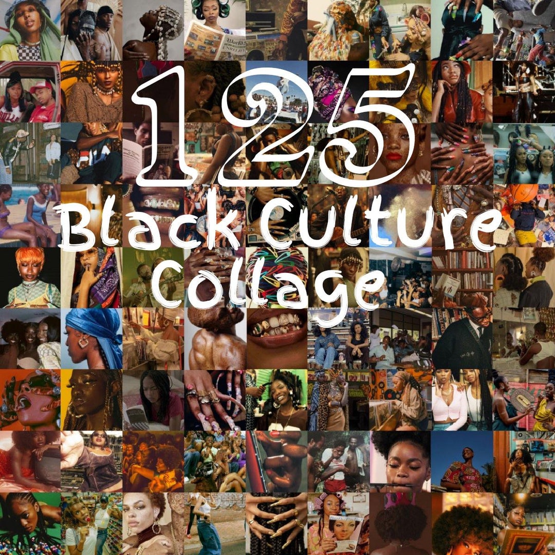 125 Physical Black Culture Celebration Wall Collage Kit - Etsy