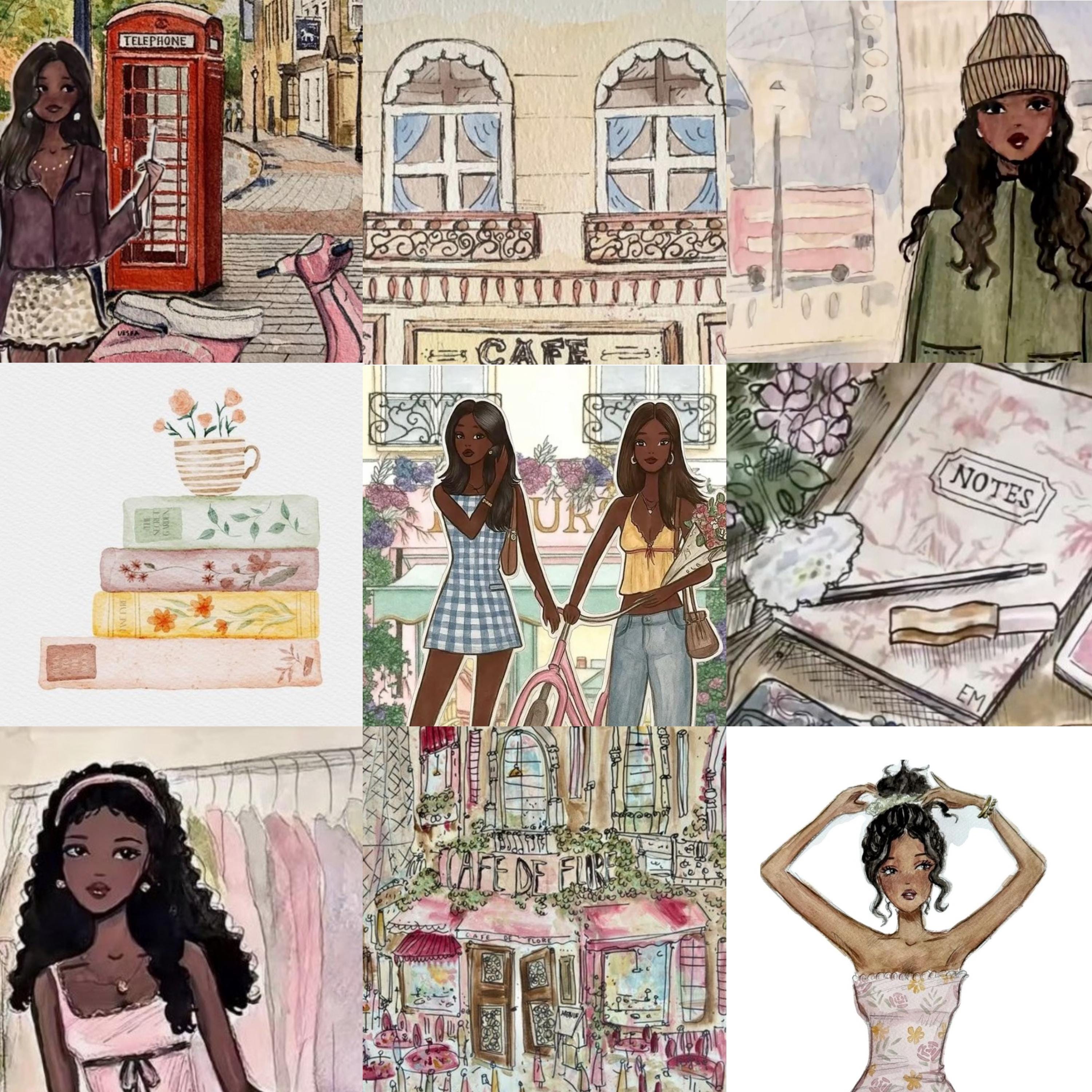 60 Digital Black Girl Shoe Diva Aesthetic Wall Collage Kit - Etsy