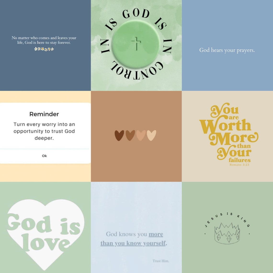 60 DIGITAL Christian Aesthetic Collage Kit Christian Collage Kit ...