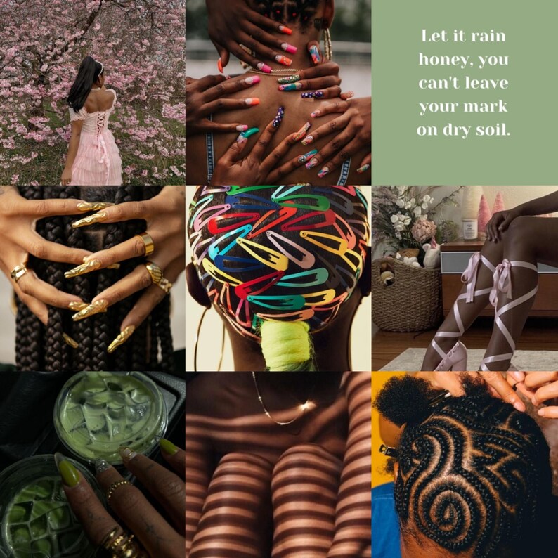 60 Digital Black Girl Faceless Aesthetic Wall Collage Kit - Etsy