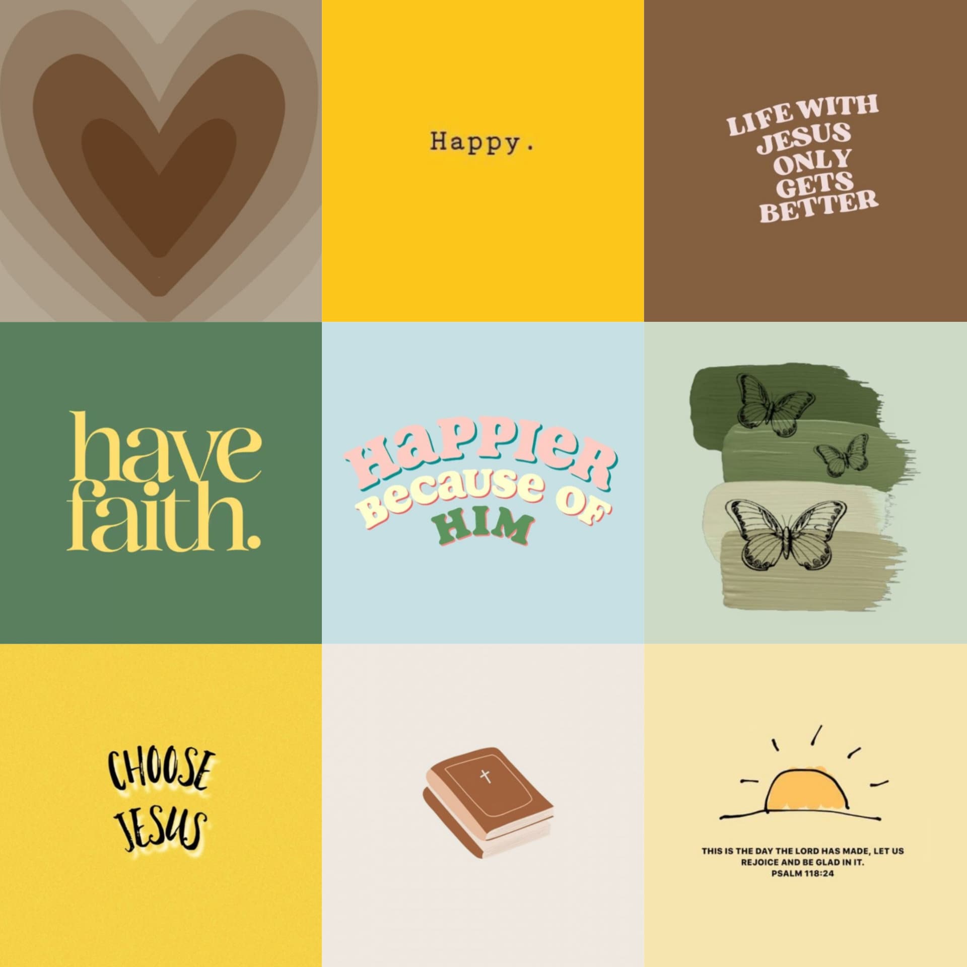 60 DIGITAL Christian Aesthetic Collage Kit Christian Collage Kit ...