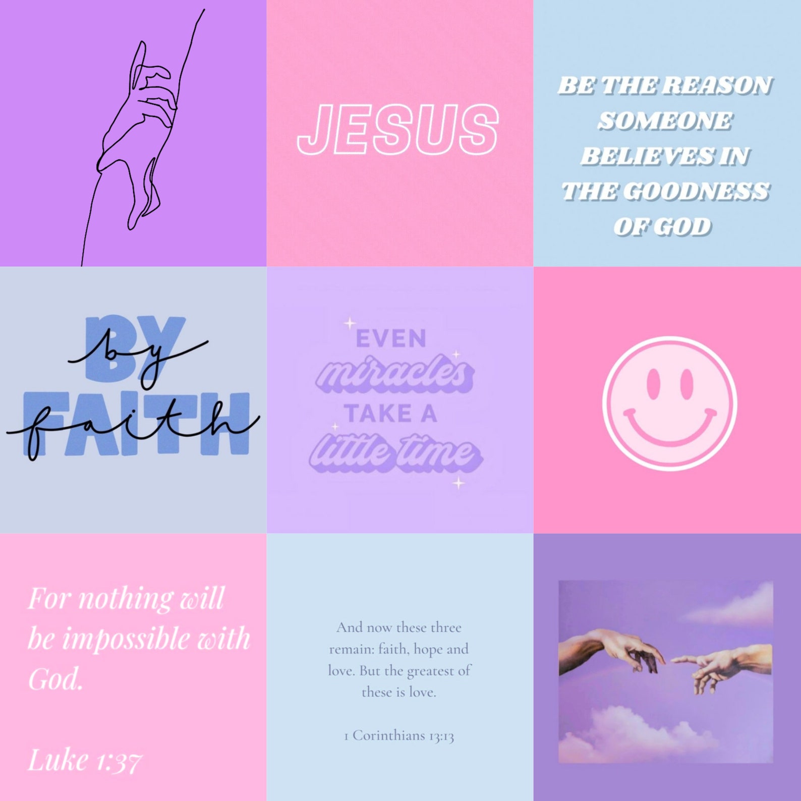 60 DIGITAL Christian Aesthetic Collage Kit Christian - Etsy