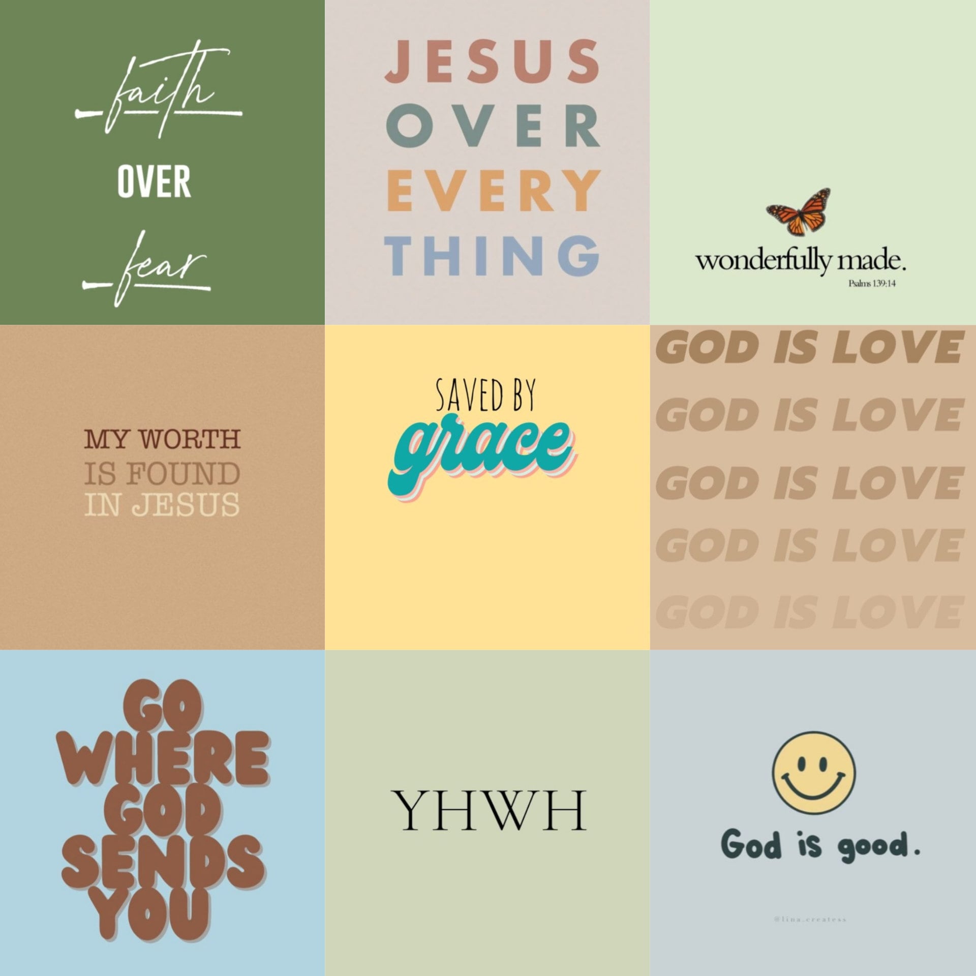 60 DIGITAL Christian Aesthetic Collage Kit Christian Collage Kit ...