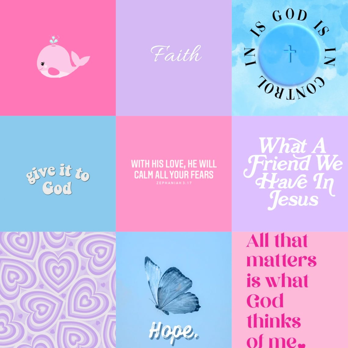 60 DIGITAL Christian Aesthetic Collage Kit Christian - Etsy