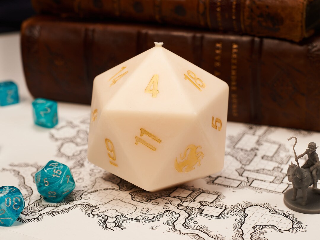 Royal Sorceress Scented D20 Candle / Dnd Dice Candle / - Etsy