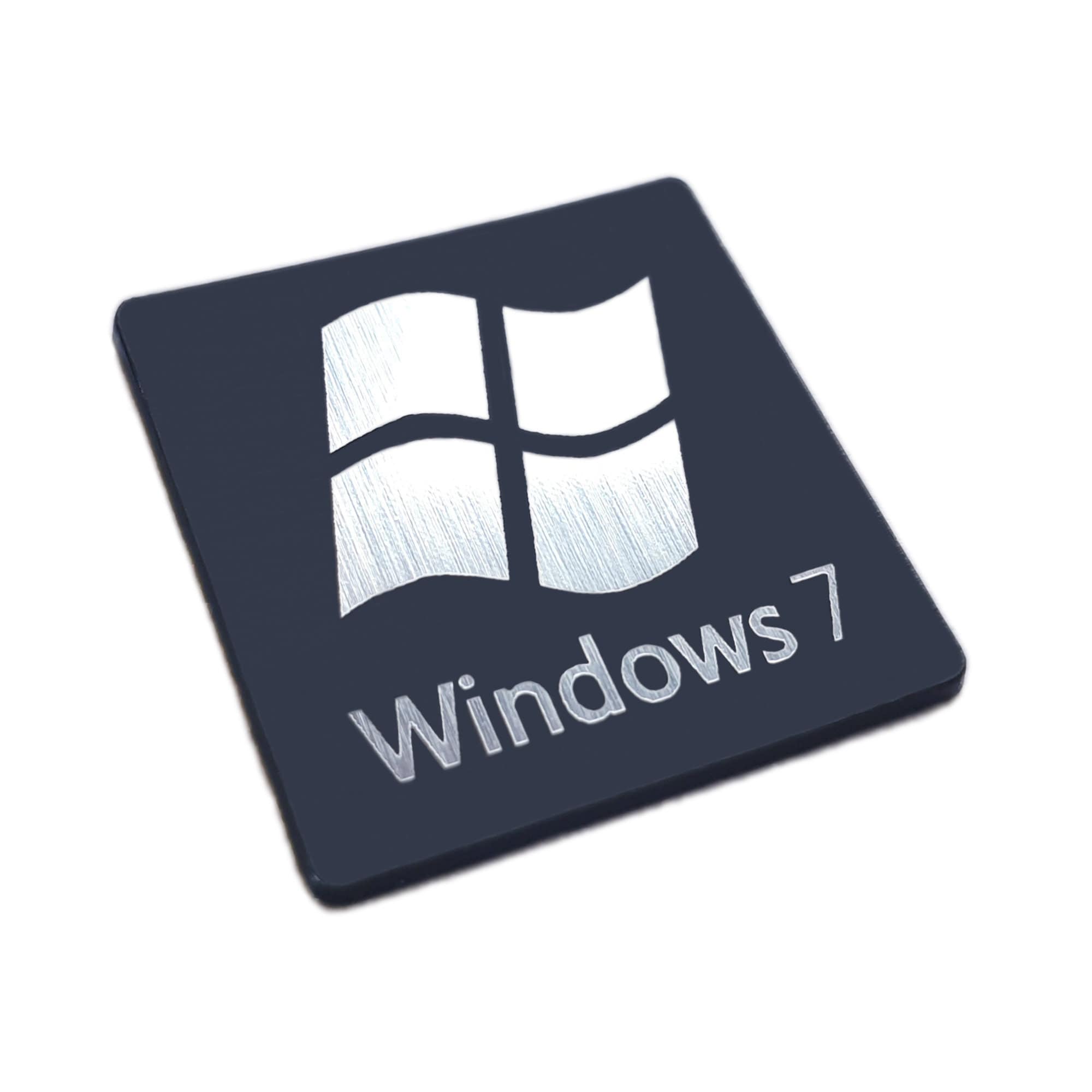 Windows 7 Sticker Case Badge Decal Aufkleber Decal Two - Etsy