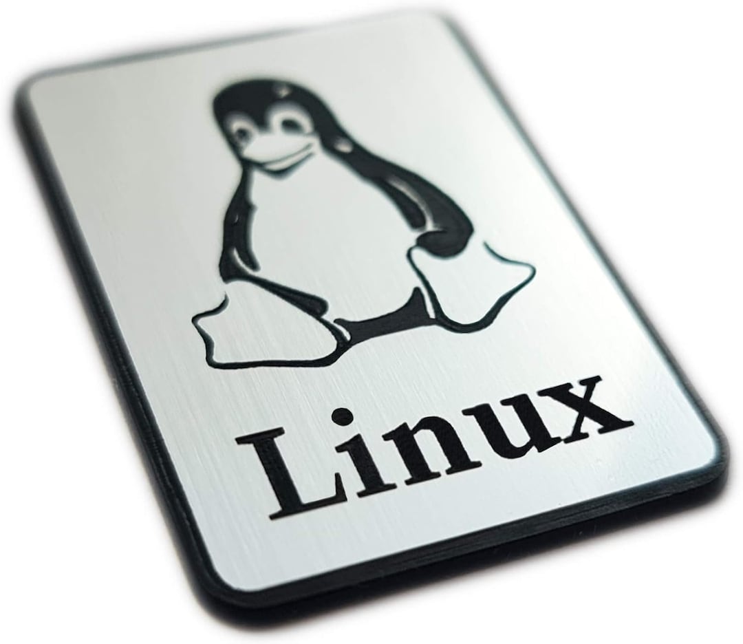 Linux - Sticker Badge Emblem Aufkleber Decal - 35 Mm X 25 Mm - Etsy