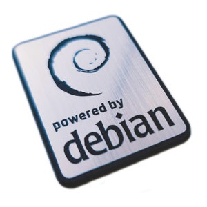 Debian Linux Sticker Badge Emblem Aufkleber Decal - TWO Emblems - Etsy