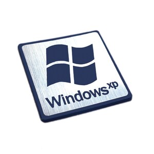 Windows XP Sticker Case Badge Emblem Aufkleber Decal Two Emblems - Etsy
