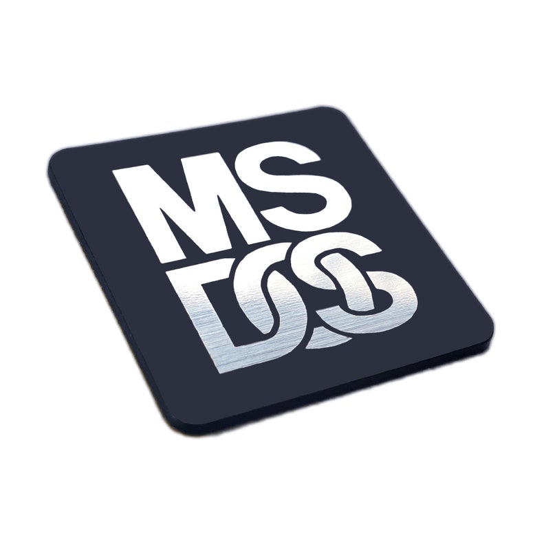 MS DOS Sticker Case Badge Emblem Aufkleber Decal Two - Etsy