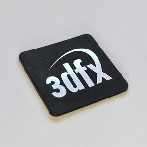 3DFX - Sticker Case Badge Emblem Aufkleber Decal - TWO Emblems - Etsy