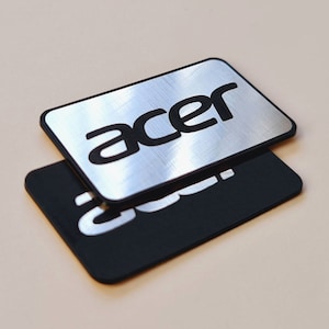 Acer - Sticker Case Badge Decal Aufkleber - Two Emblems - Etsy