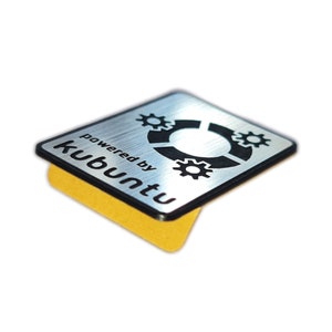 Kubuntu Sticker Badge Emblem Aufkleber Decal - TWO Emblems - Etsy