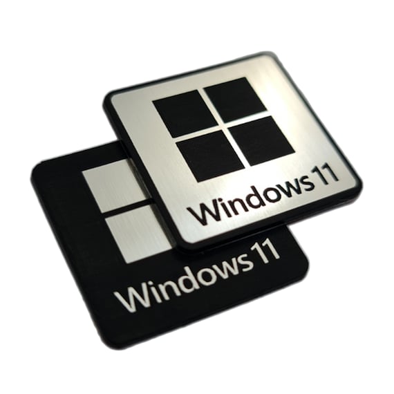 Windows 11 Sticker Case Badge Emblem Aufkleber Decal Dos - Etsy España
