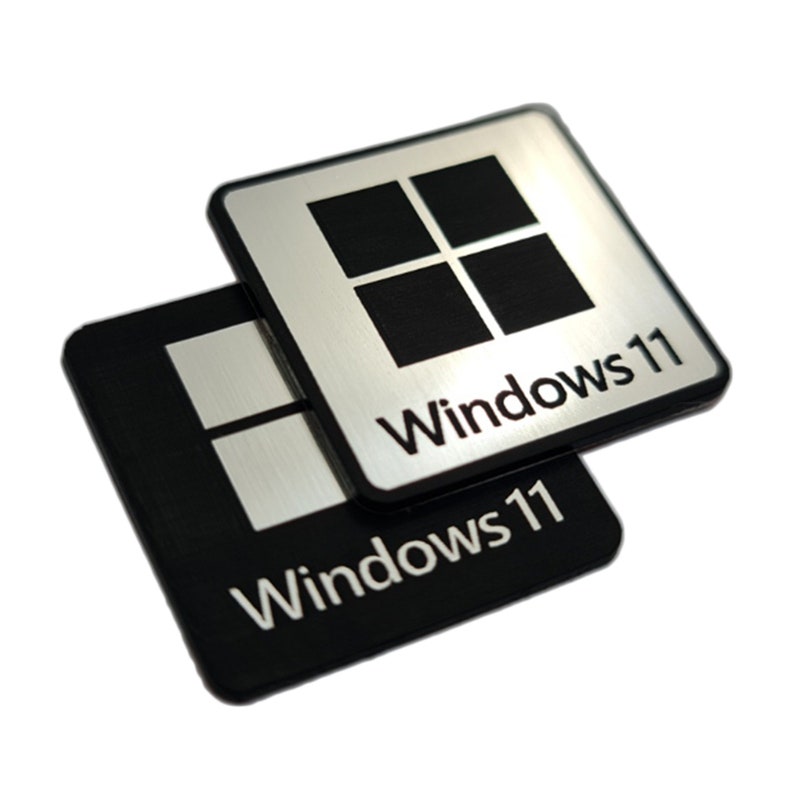 Windows 11 Sticker Case Badge Emblème Aufkleber Decal Deux - Etsy France