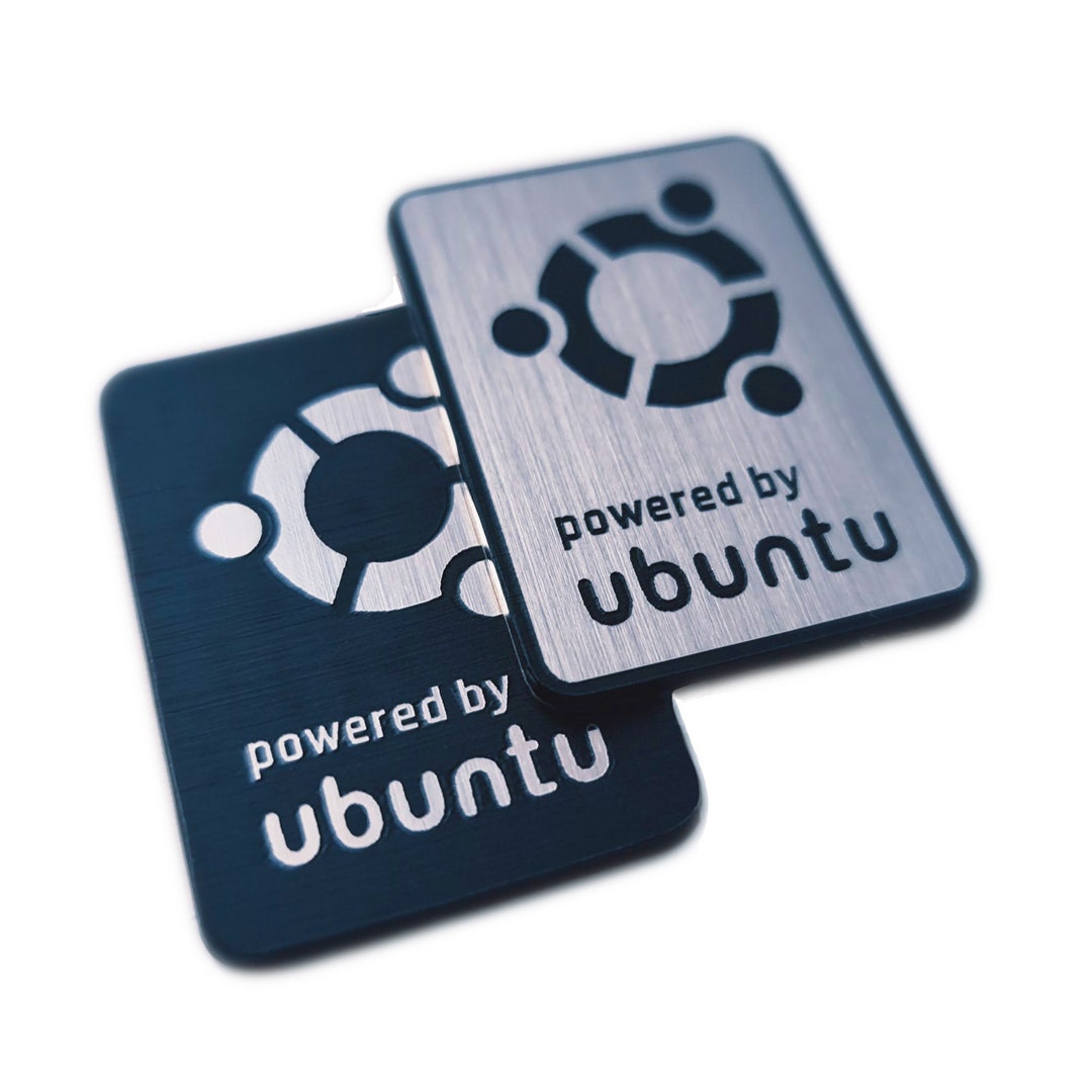 Ubuntu Linux Sticker Badge Emblem Aufkleber Decal - TWO Emblems - Etsy
