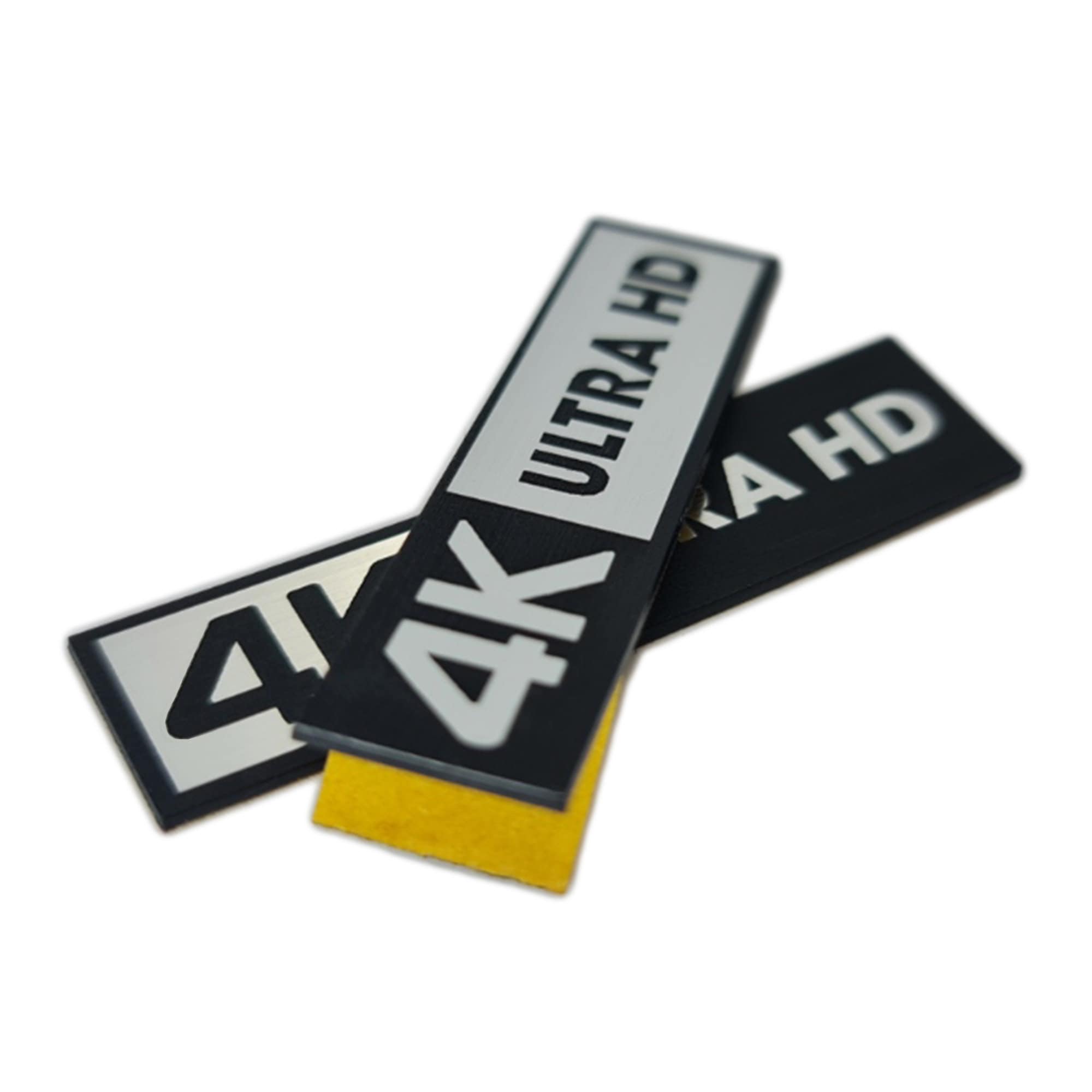 4K Ultra HD Sticker Case Badge Aufkleber Decal TWO Emblems - Etsy