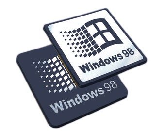 Windows 95 Sticker Case Badge Emblem Aufkleber Decal Two | Etsy