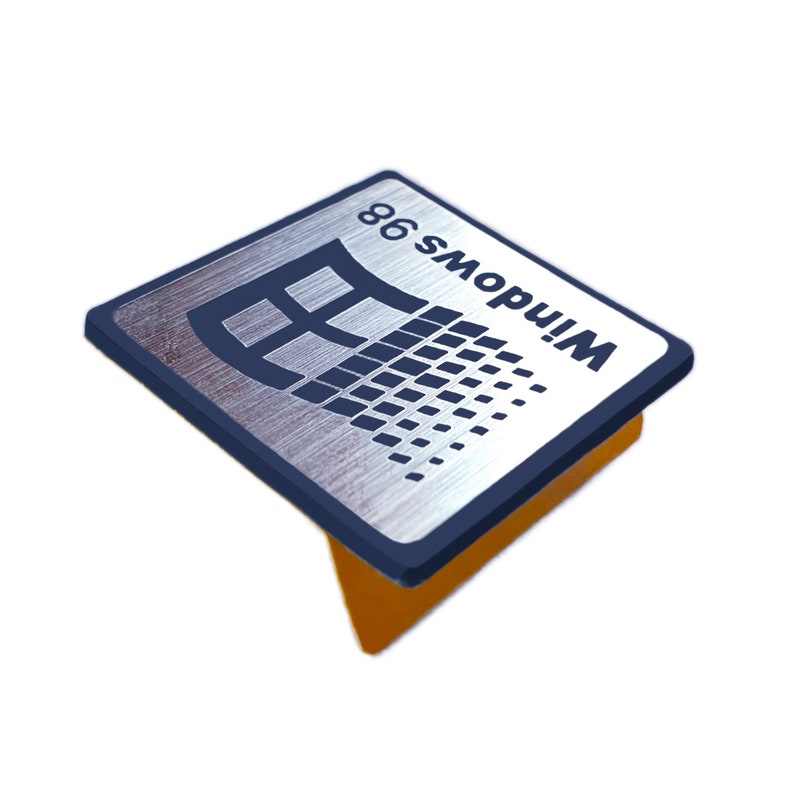 Windows 98 Sticker Case Badge Emblem Aufkleber Decal Two - Etsy