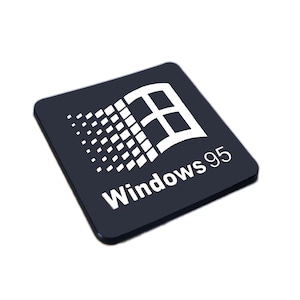 Windows 95 - Sticker Case Badge Emblem Aufkleber Decal - Two Emblems - Etsy
