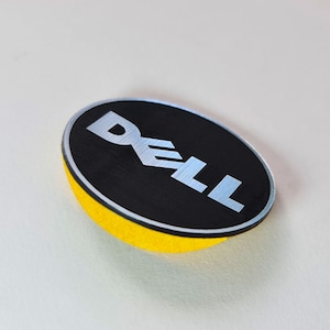 DELL - Sticker Case Badge Emblem Aufkleber Decal - TWO Emblems - Etsy