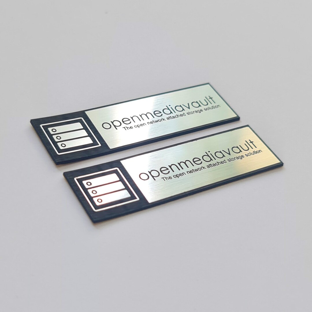 Open Media Vault - OMV - Sticker Case Badge Emblem Aufkleber Decal ...