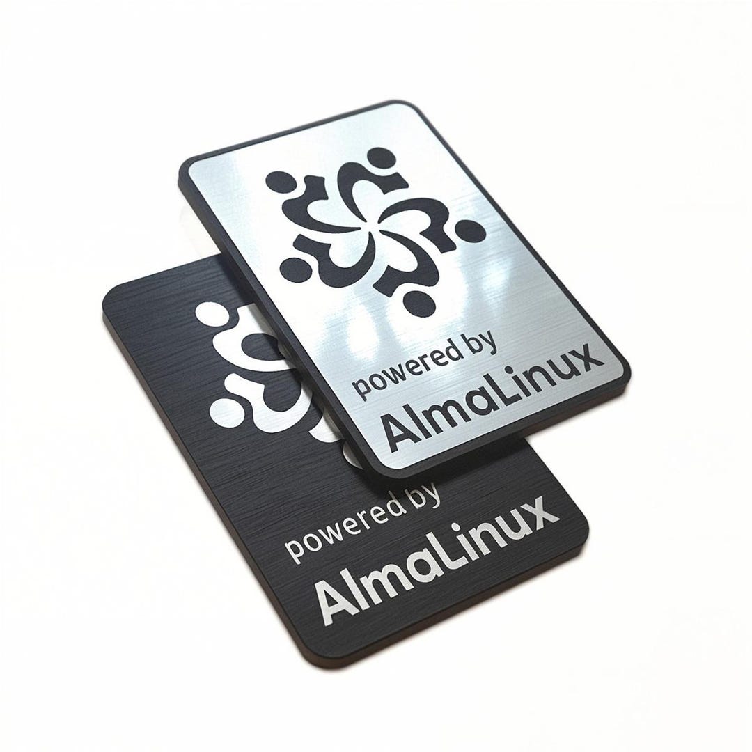 Alma Linux Sticker Badge Emblem Aufkleber Decal - TWO Emblems - Etsy