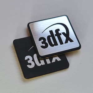 3DFX - Sticker Case Badge Emblem Aufkleber Decal - TWO Emblems - Etsy
