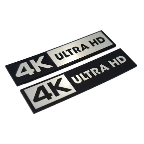 4K Ultra HD Sticker Case Badge Aufkleber Decal DOS Emblemas | Etsy México