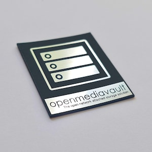 Open Media Vault - OMV - Sticker Badge Emblem Aufkleber Decal - 54 Mm X ...