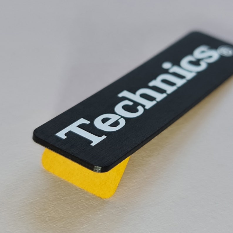 Technics Sticker Case Badge Emblem Aufkleber Decal Two | Etsy