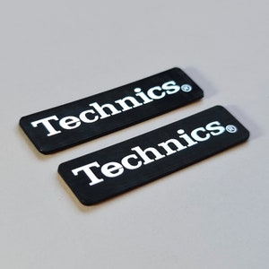 Technics - Sticker Case Badge Emblem Aufkleber Decal - Two Emblems - Etsy