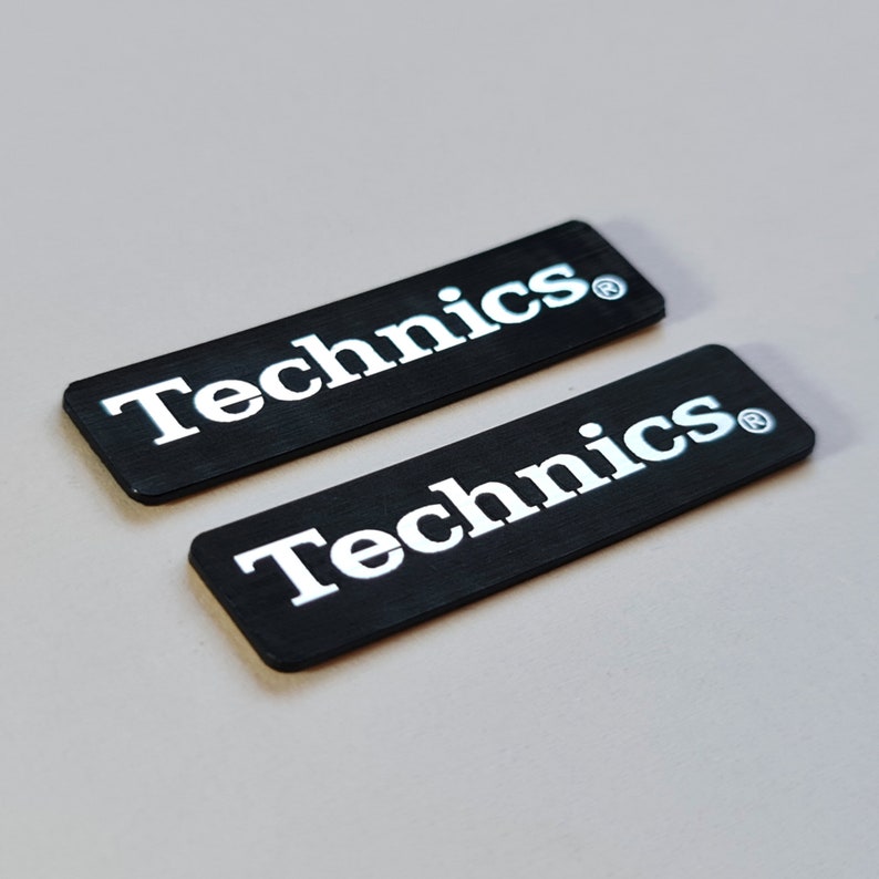 Technics - Sticker Case Badge Emblem Aufkleber Decal - Two Emblems - Etsy