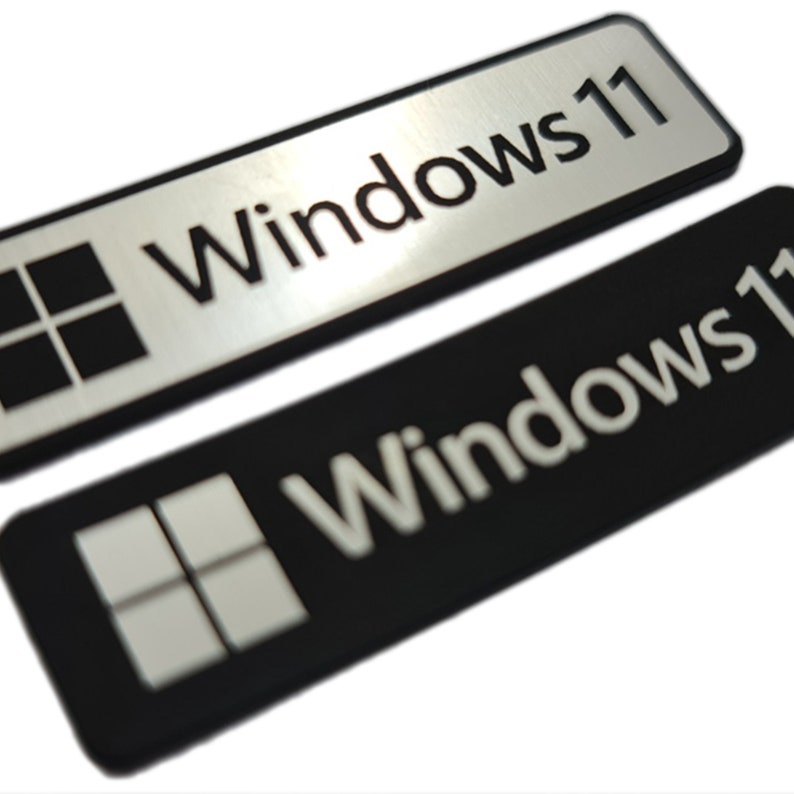 Windows 11 Sticker Case Badge Emblem Aufkleber Decal Two - Etsy Israel